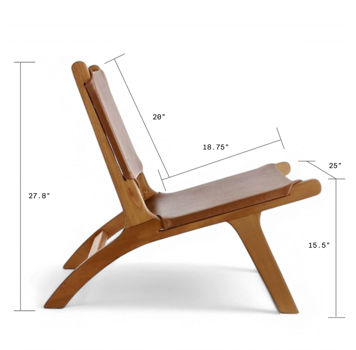 Leather Campaign Chair | The Essential Store